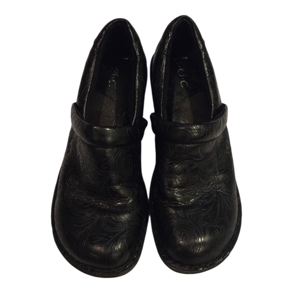 b.o.c. | Shoes | Boc Black Embossed Mules | Poshmark